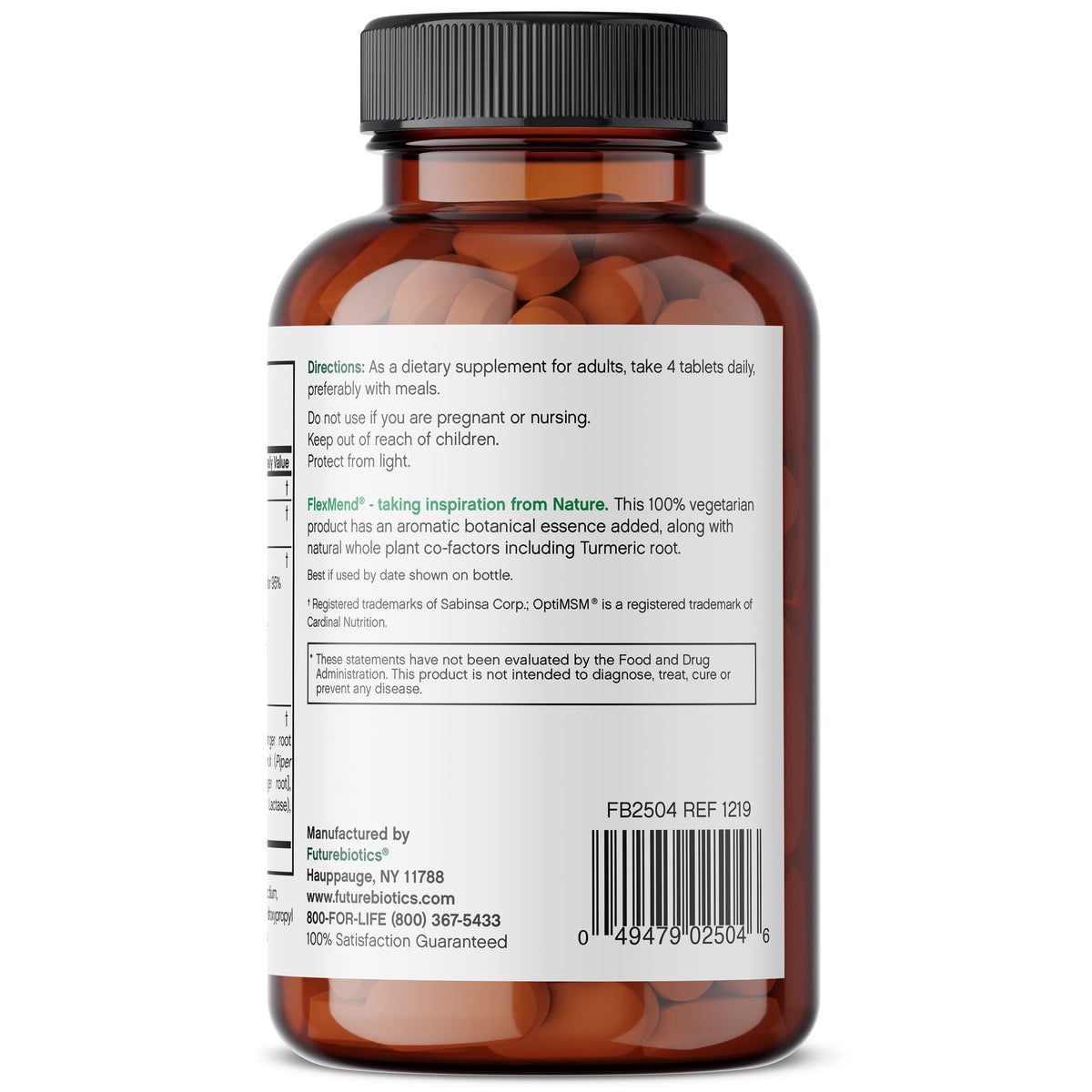 FlexMend Glucosamine with MSM – Futurebiotics